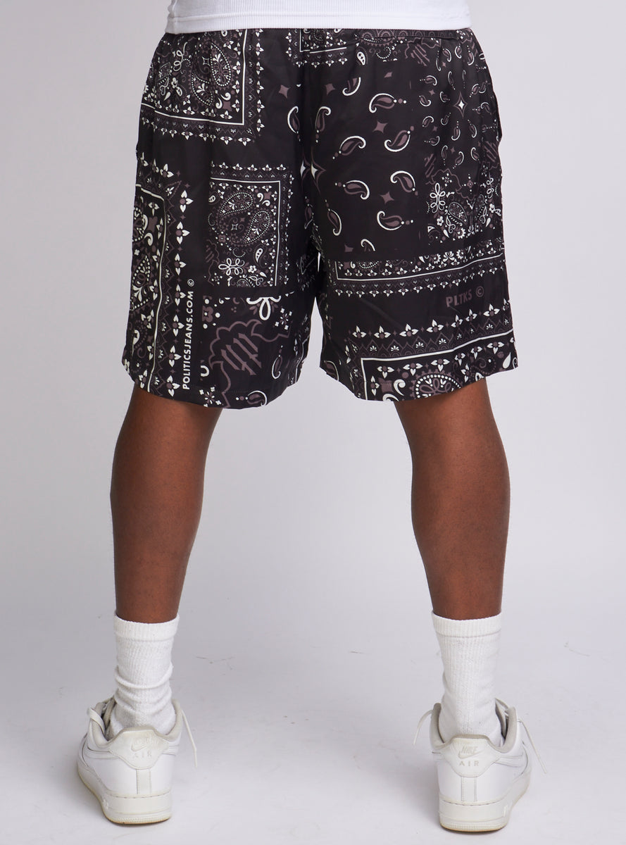 Politics Shorts - Black Bandana - Hughes625 – Vengeance78