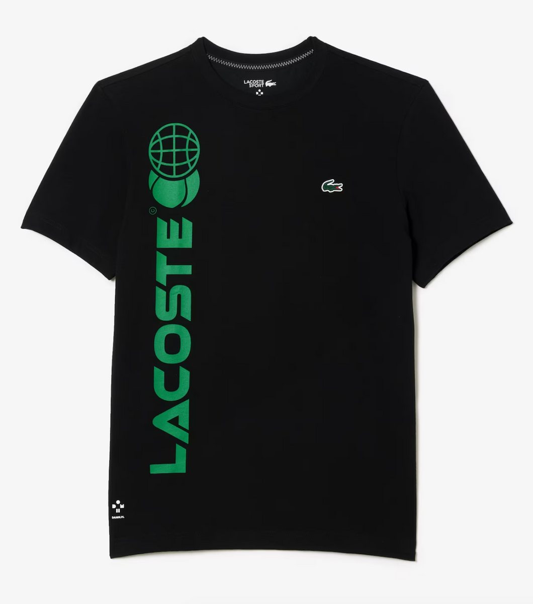 Lacoste T-Shirt - Tennis x Daniil Medvedev - Black - TH1795 51 031 – Vengeance78
