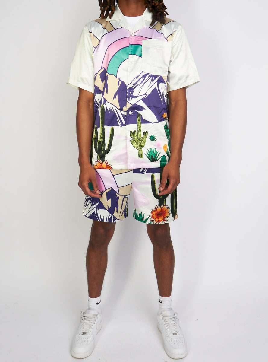 Original Fables Satin Short Set - Dry Mouth - Vanilla - WN421 – Vengeance78