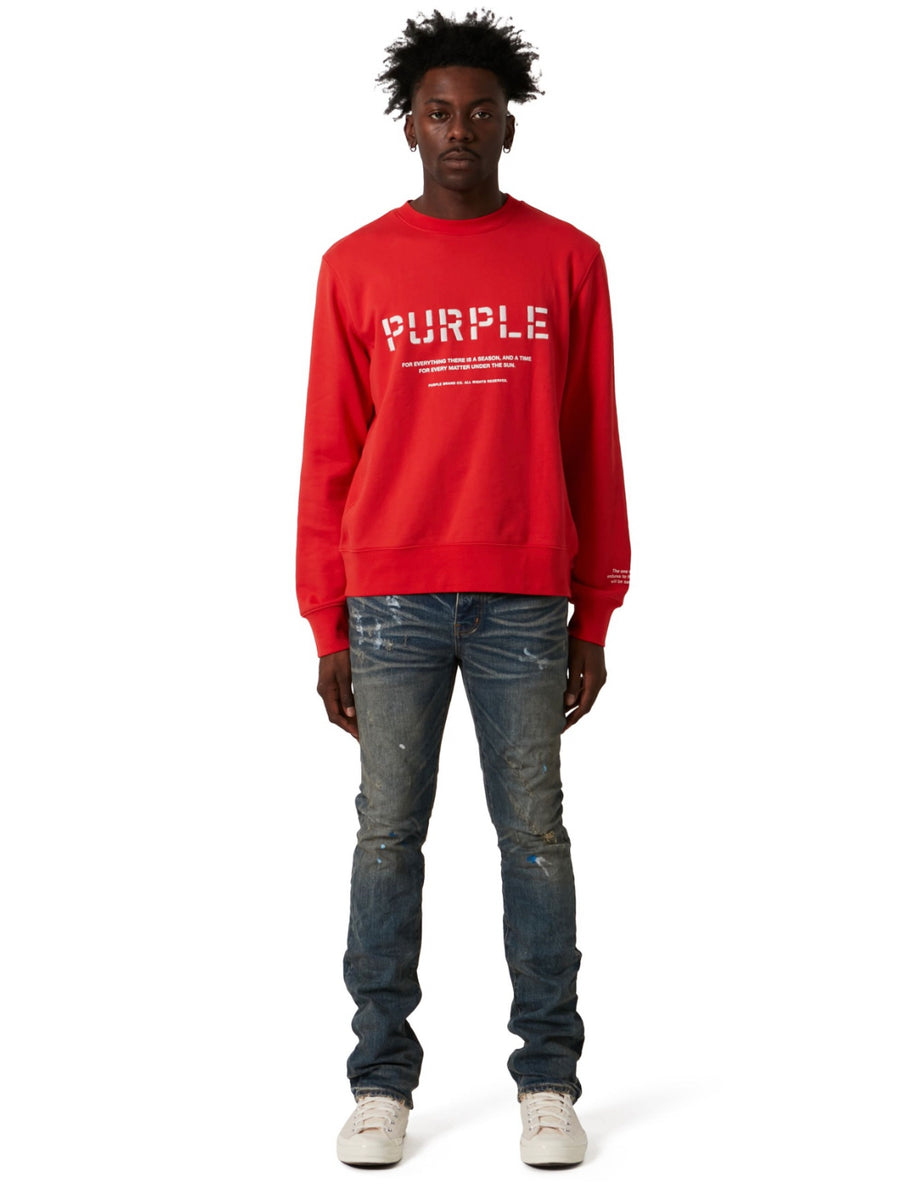 Purple Brand Jeans Bootcut Mid Dirty Destroy Indigo P004 MIDD222