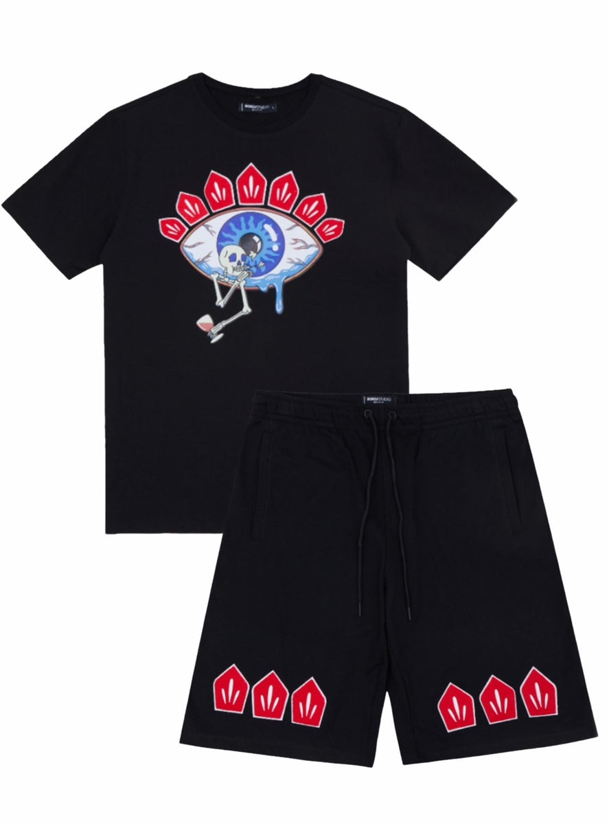 Roku Studio Short Set - Eye - Black - RK3480450 – Vengeance78