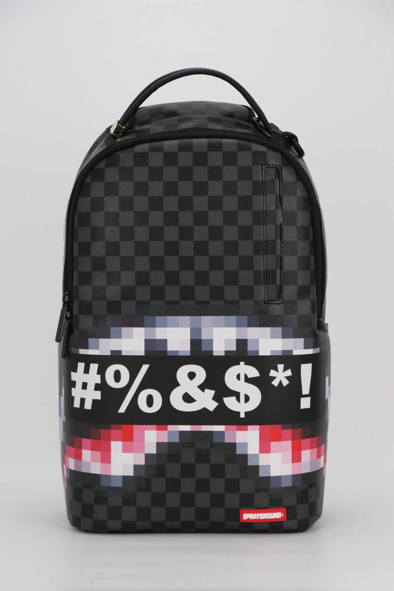 Sprayground Backpack - Censored - Black - B5862 – Vengeance78