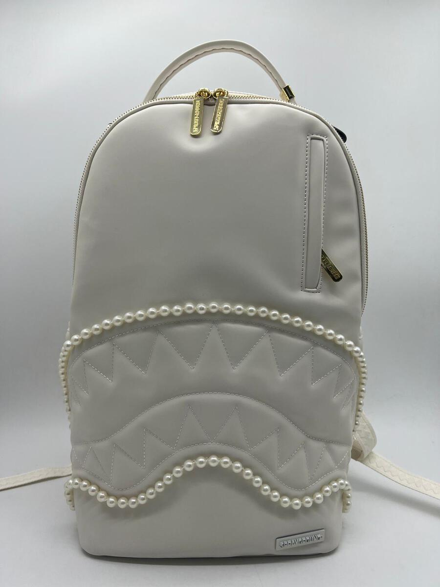 Sprayground Backpack - Pearl Shark Mouth - White - B5877 – Vengeance78