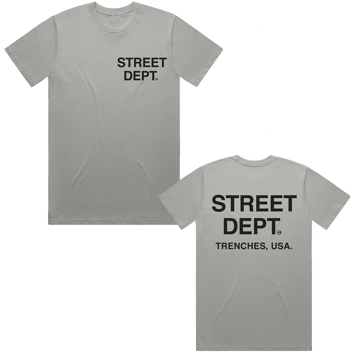 Pg Apparel T-Shirt - Street Dept - Grey - STDPT100 – Vengeance78