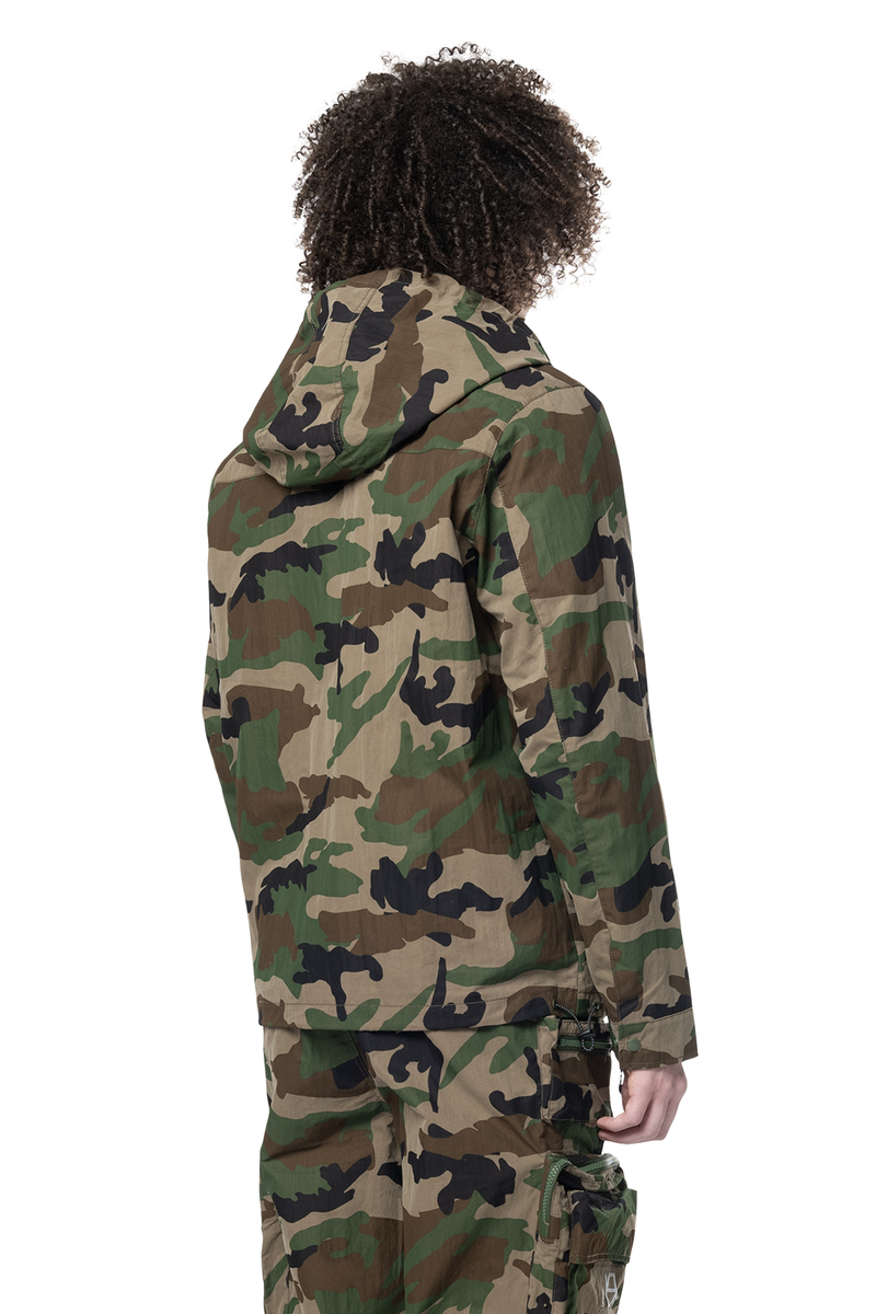 Smoke Rise Jacket - Utility Windbreker - Wood Camo - WW24582 – Vengeance78