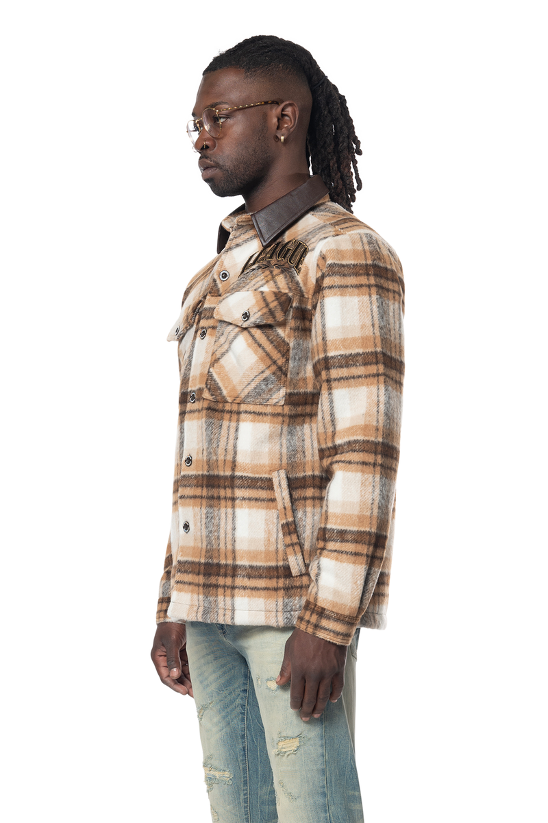 Smoke Rise Jacket - Vegan Leather - Maple - OH24687 – Vengeance78