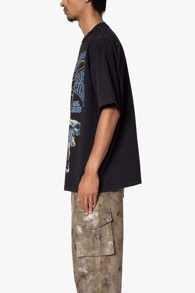 MNML T-Shirt - Lasso Tee - Washed Black – Vengeance78