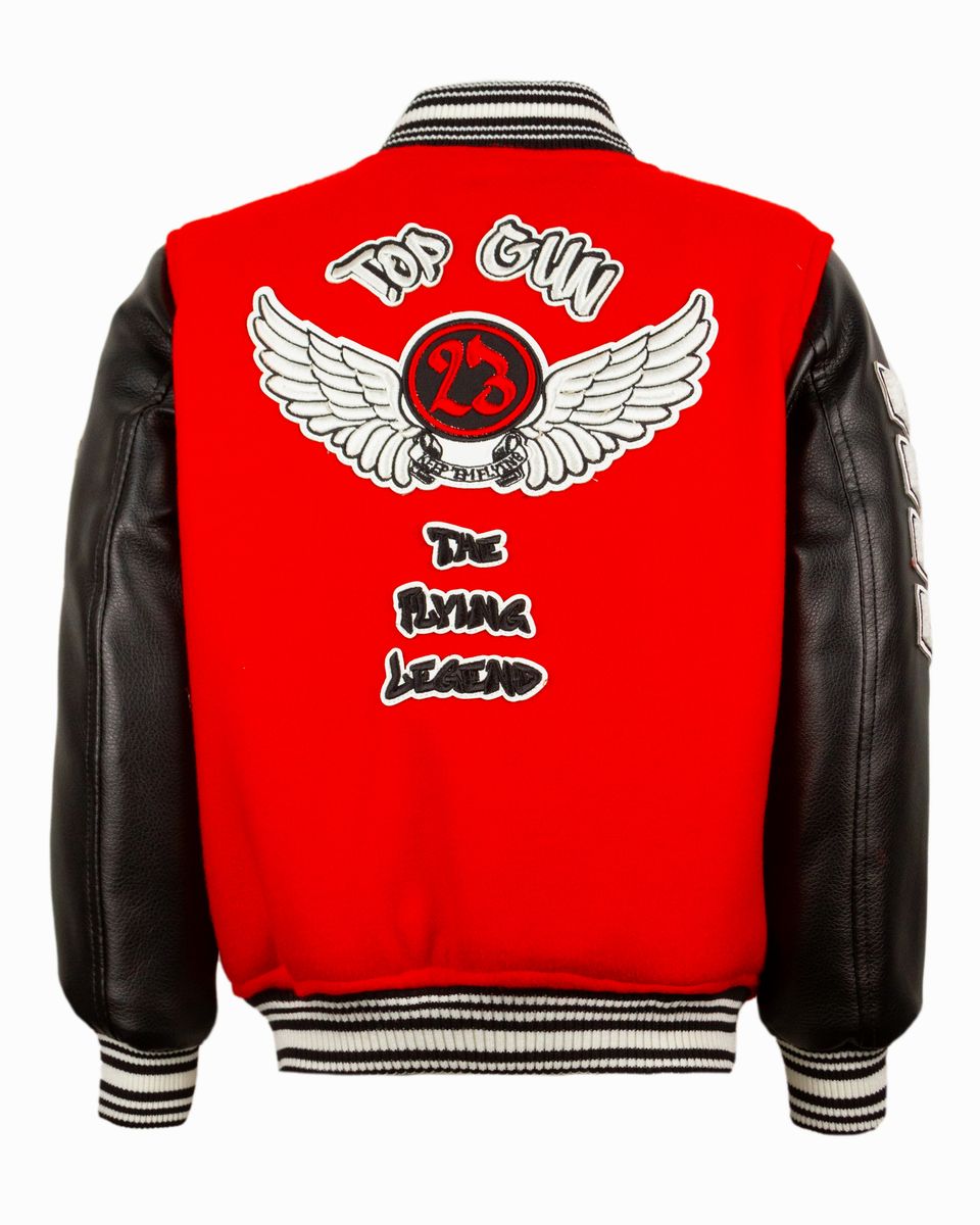 Top Gun KIDS Jacket - Flying Legend - Red - TGK2437 – Vengeance78