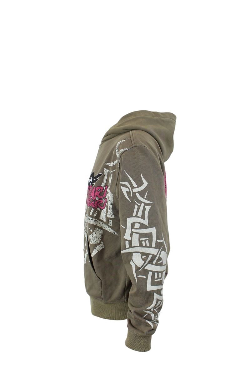 Ferrari Massari Hoodie - Samurai Drip Zipper - Olive – Vengeance78