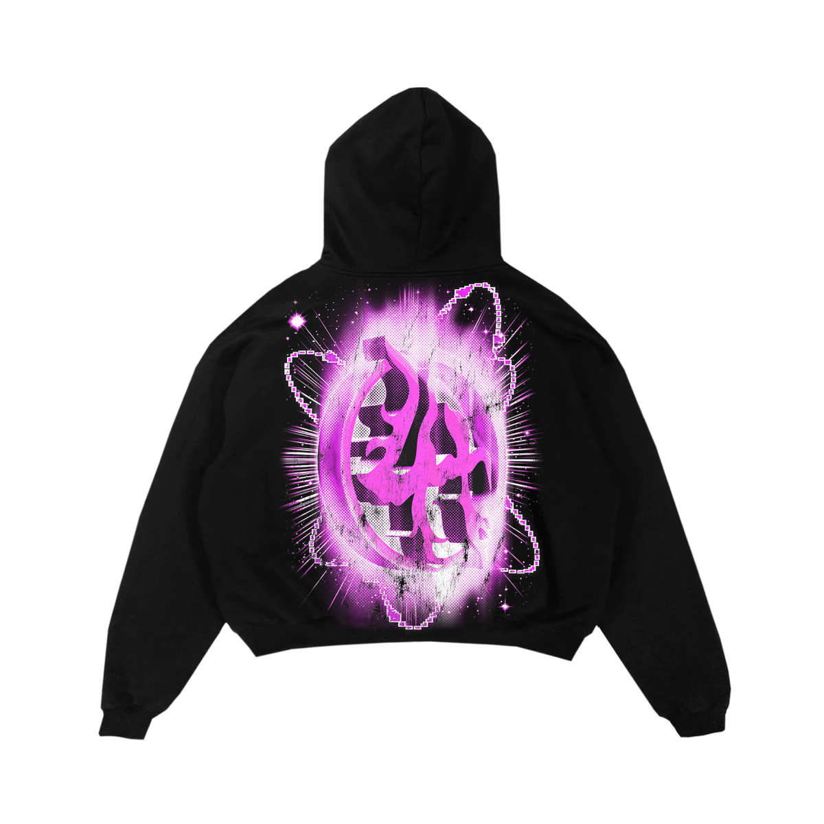 Lost Hills Hoodie - Mind Moments - Black And Hot Pink - LH4002 ...