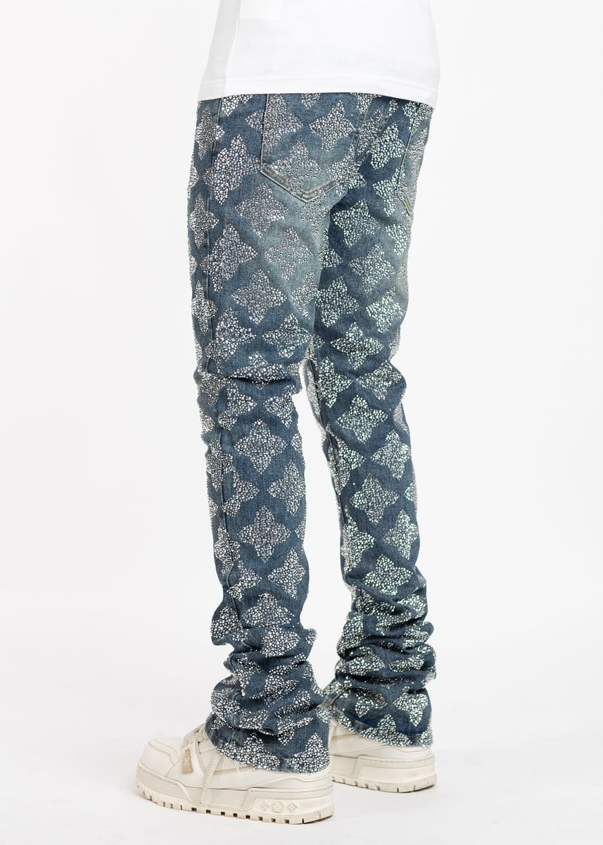 Guapi Jeans - Embellished Denim - Vintage Blue – Vengeance78