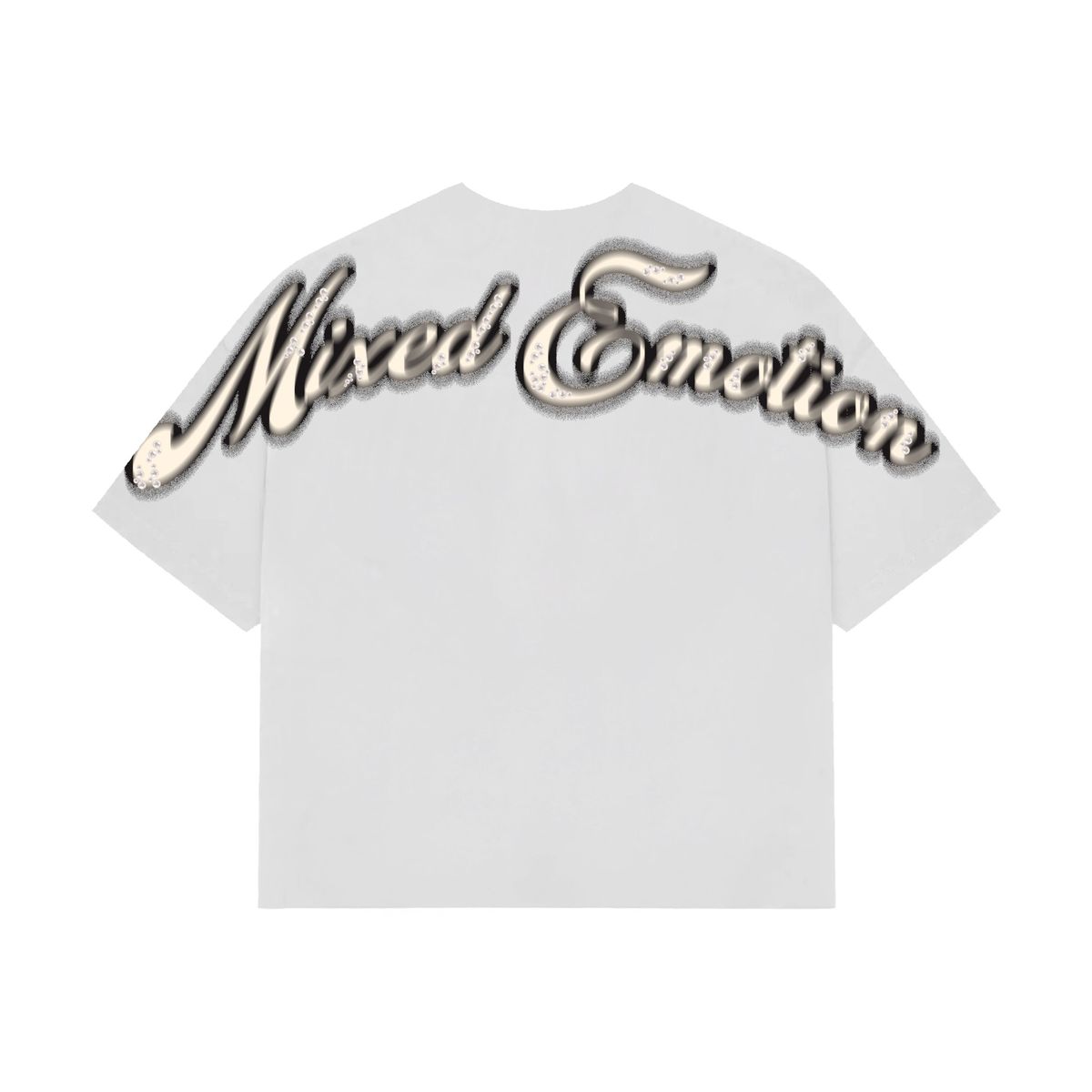 Mixed Emotion T-Shirt - Pearl Cropped - White – Vengeance78