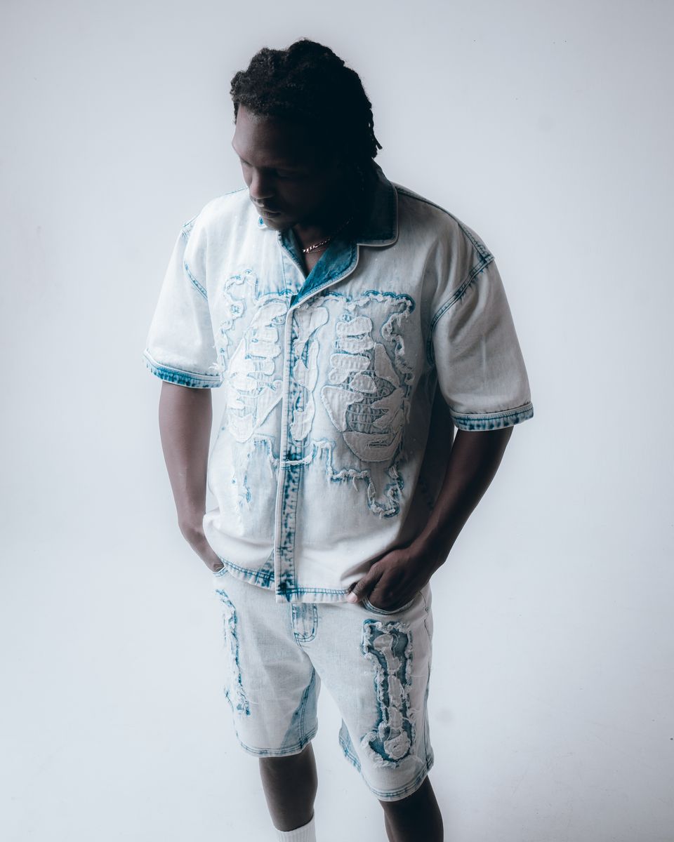 Hudson Outerwear - Shirt - Bones Woven - Blue Denim – Vengeance78