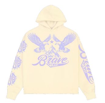 Roku Studio Hoodie - Brave Heart Boxy Fleece - Eggshell - RK5481806 ...