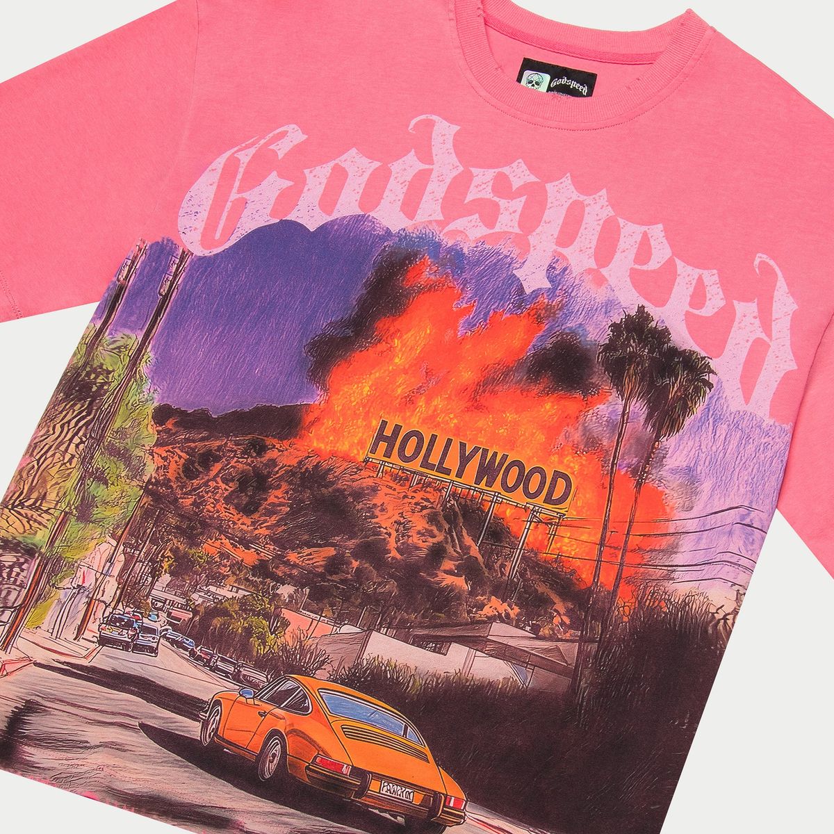 Godspeed - T-Shirt - Los-Scandalous-Pink-Wash – Vengeance78