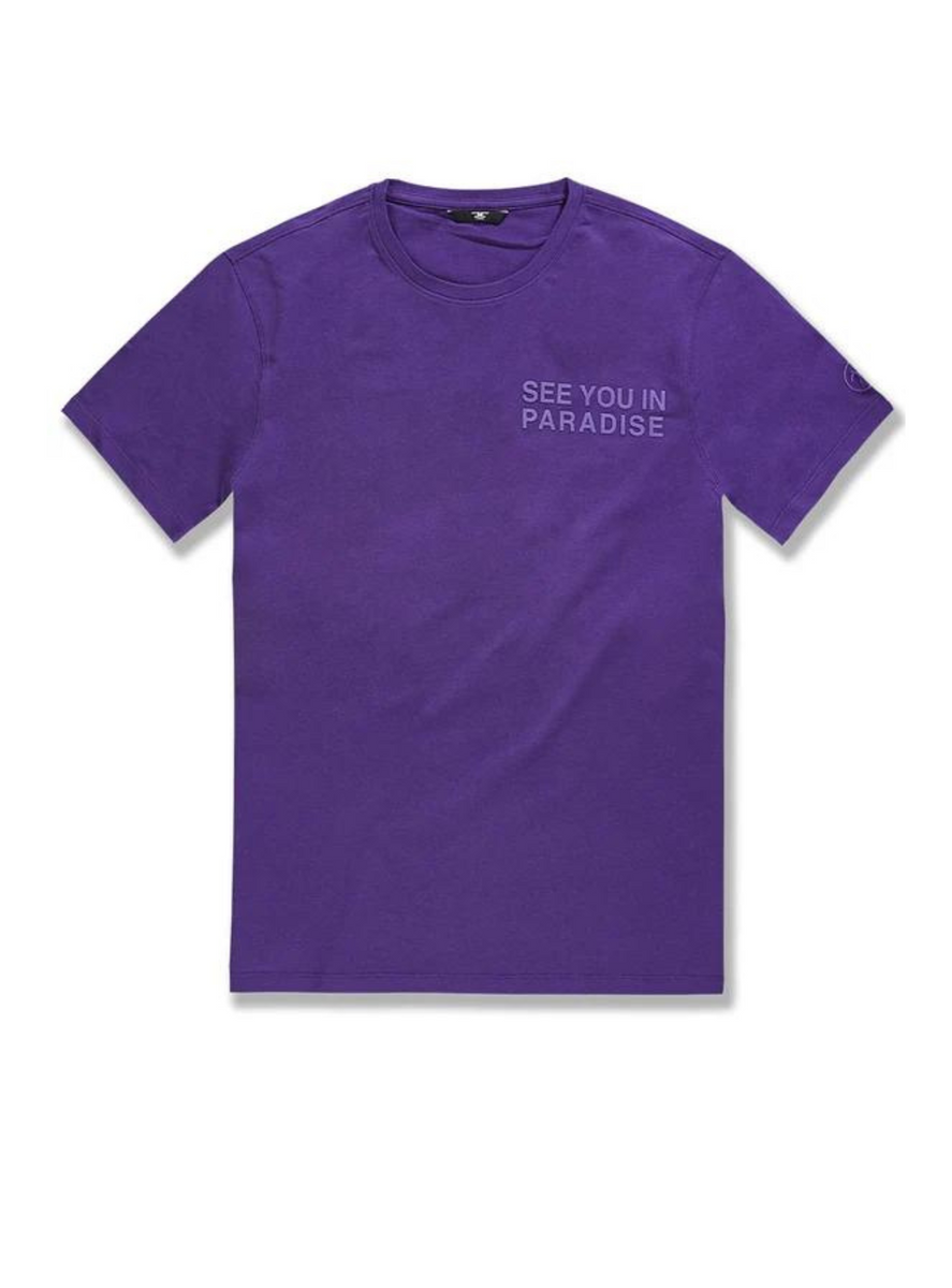 Jordan Craig T-Shirt - See You In Paradise - Purple - 9097A – Vengeance78
