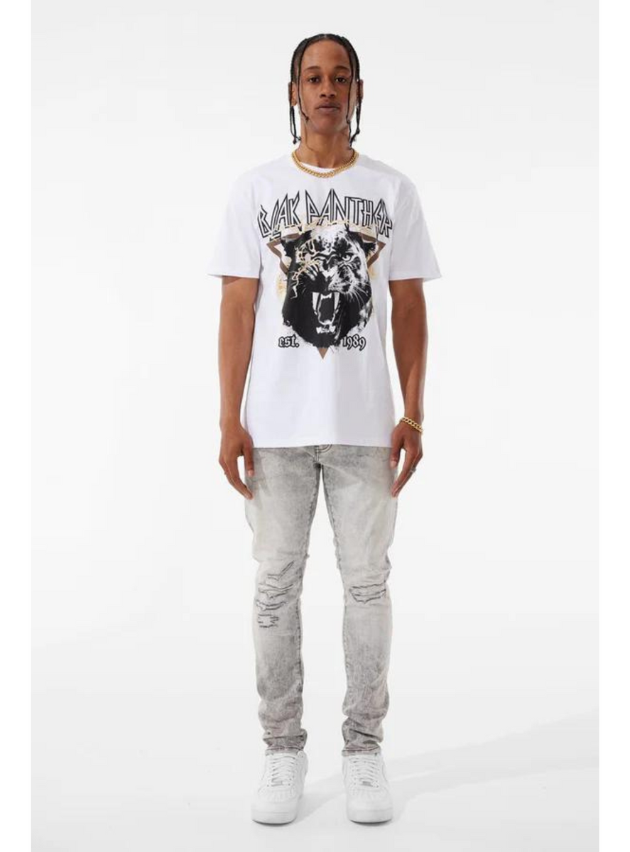 Jordan Craig T-Shirt - Blak Panther - White - 9104A – Vengeance78