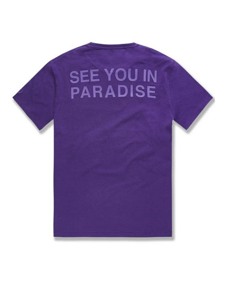 Jordan Craig T-Shirt - See You In Paradise - Purple - 9097A – Vengeance78