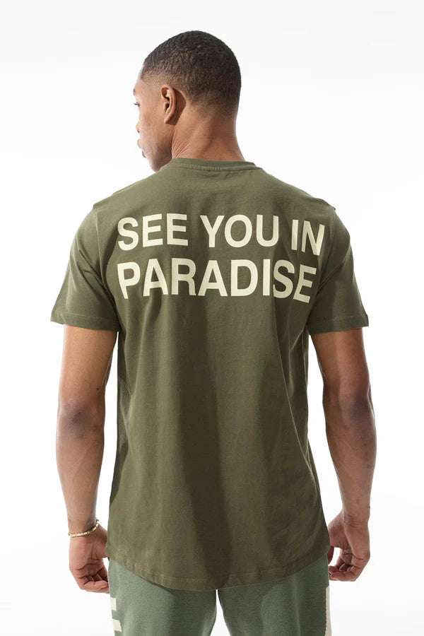 Jordan Craig T-Shirt - Paradise - Olive - 2565A – Vengeance78