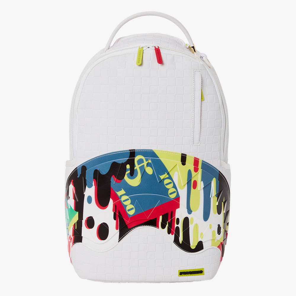 Sprayground Backpack - Shark Trip DLXSV - White And Multi - 910B5043NS ...
