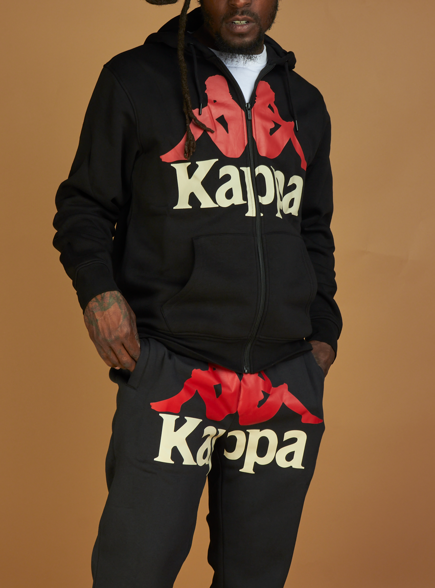 Kappa Sweatsuit - Authentic Awert 2 - Black - 351L4BW – Vengeance78