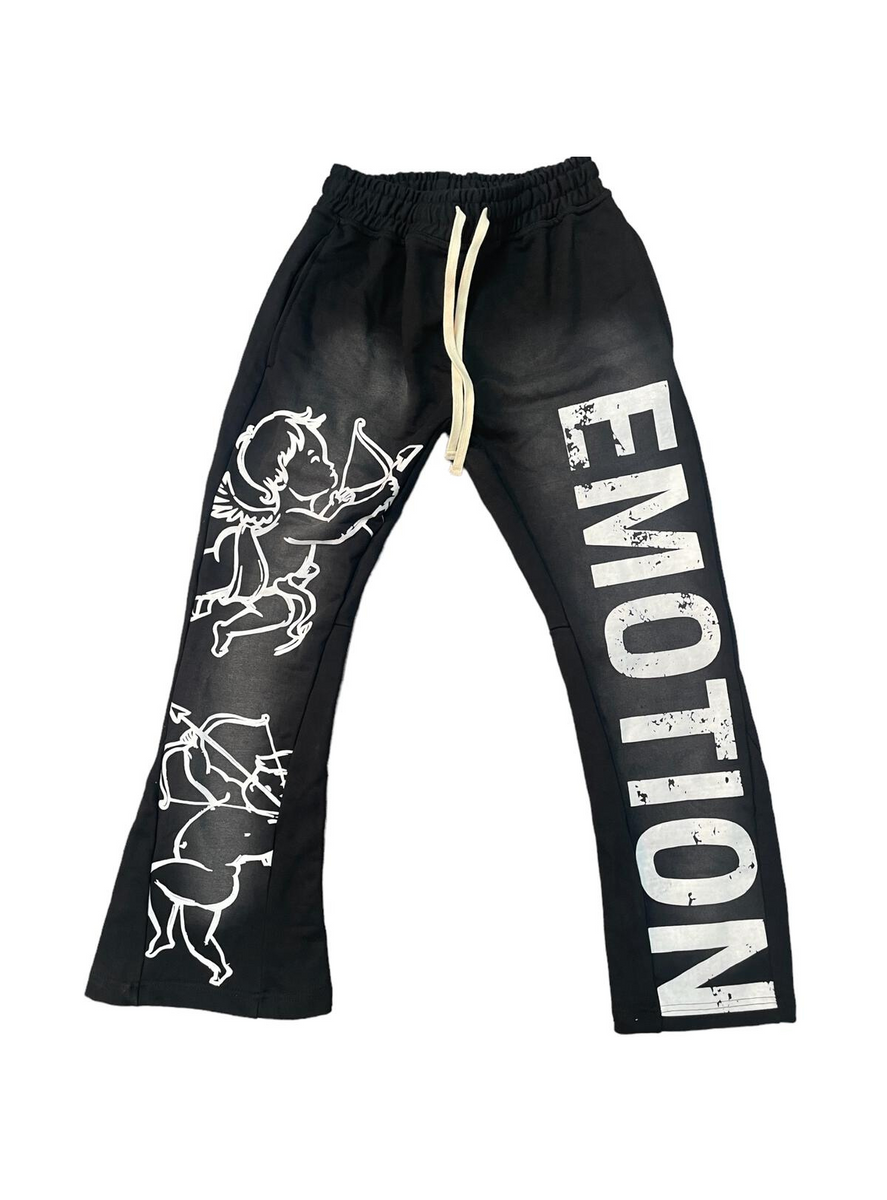 Mixed Emotions Sweatpants - Cupid Flare - Black – Vengeance78