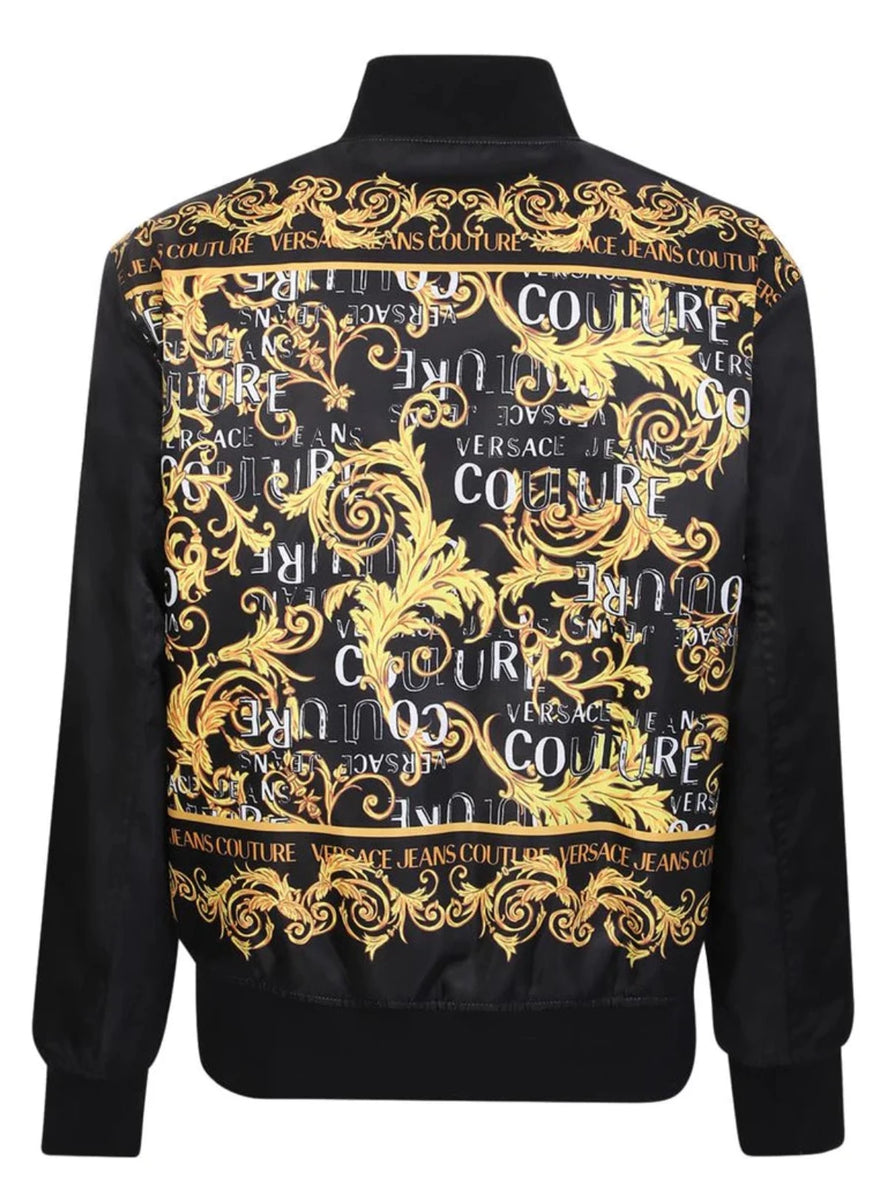 Versace Jeans Jacket - Bomber Baroque - Black Gold - 74GASD07 – Vengeance78