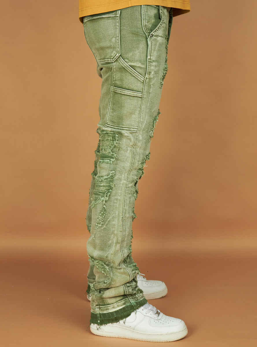 Politics Jeans - Wagner - Green Wash - 003 – Vengeance78