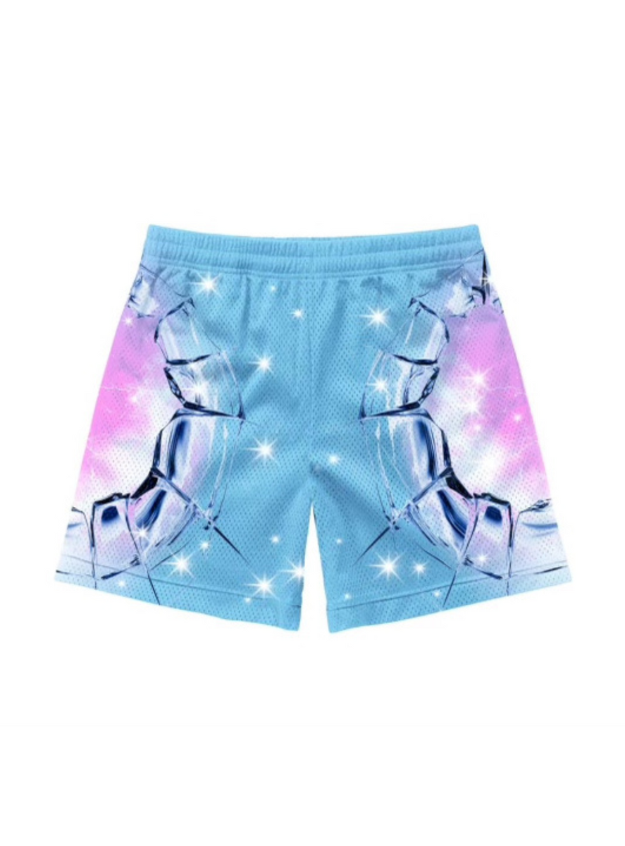 Wknd Riot Shorts - Glass Eye - Blue – Vengeance78