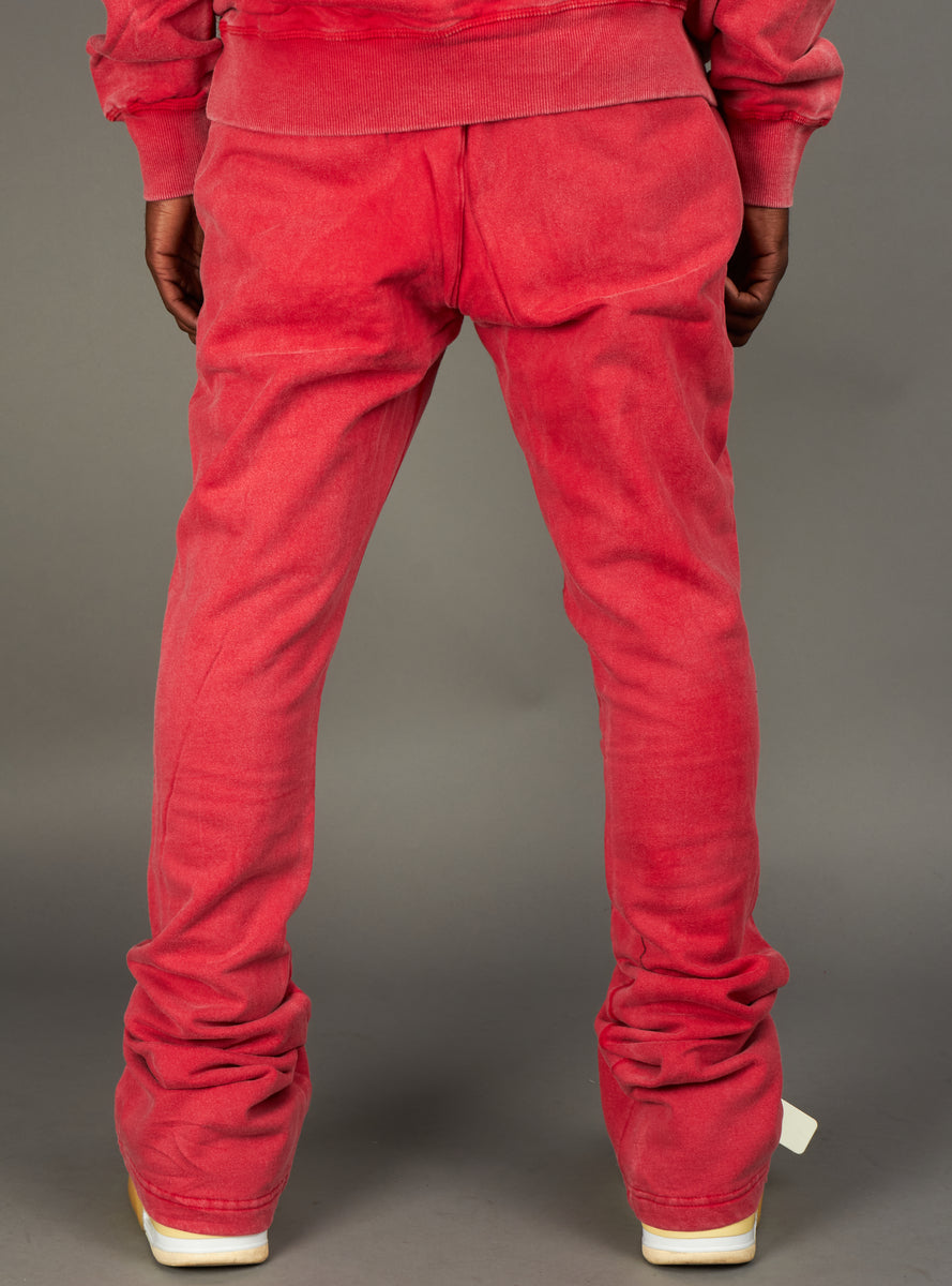 Ringspun Sweatpants - Acid Wash - Red - 341-401 – Vengeance78