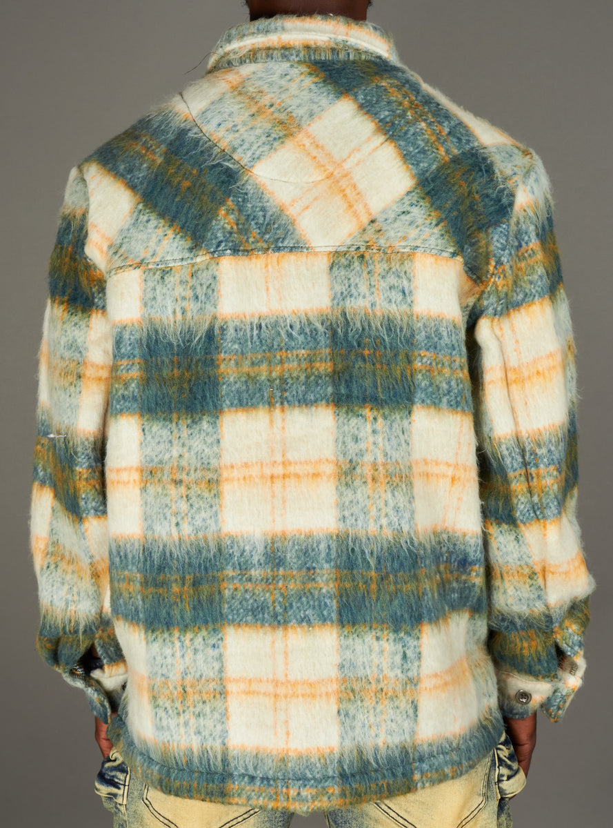Ringspun Jacket - Mohair Flannel - Green - 342-783 – Vengeance78