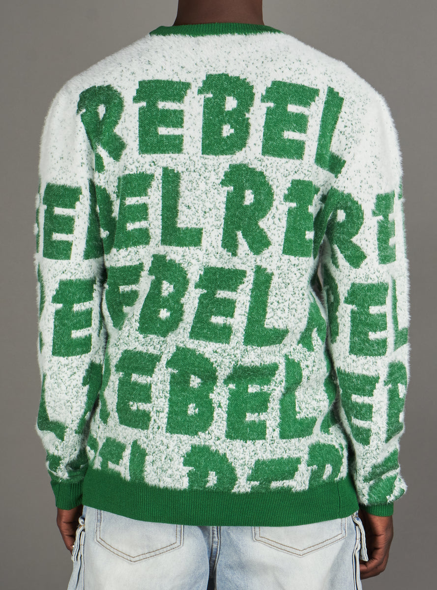 Rebel Minds Sweater - Gradient Rebel Mohair - Green - 142-383 – Vengeance78
