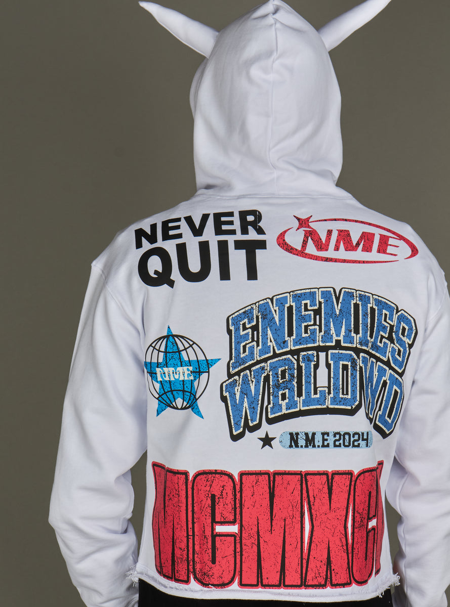 Afarit Hoodie - Spalding - White - 378 – Vengeance78