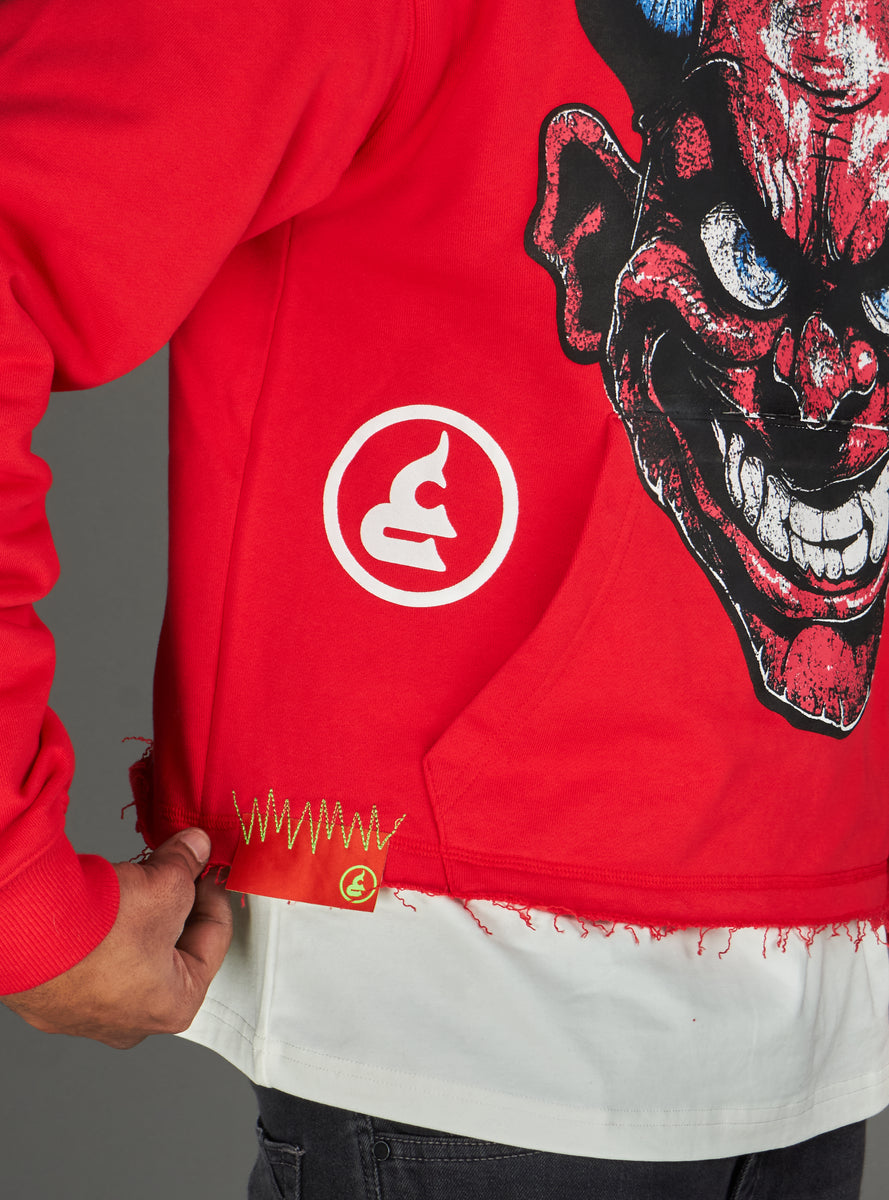 Afarit Hoodie - Spalding - Red - 376 – Vengeance78