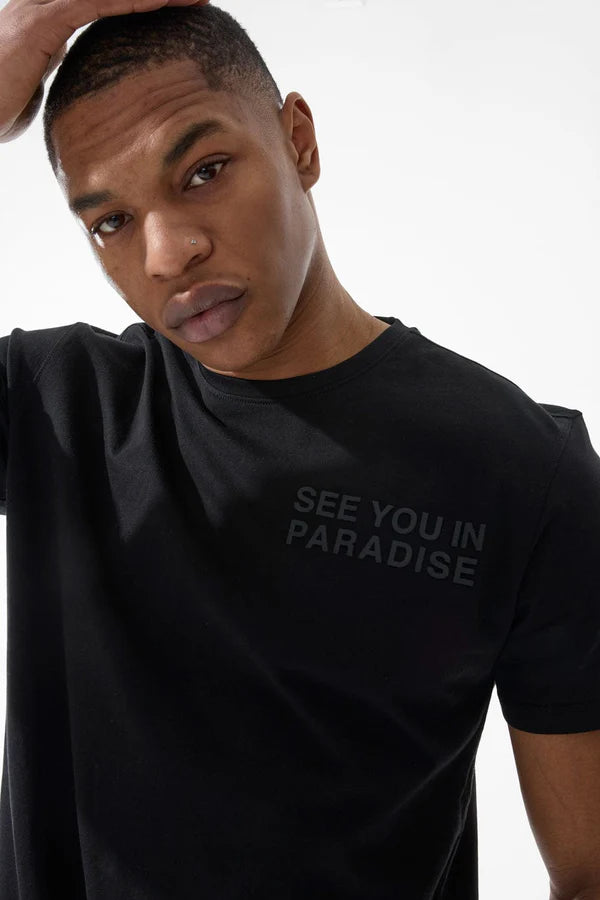 Jordan Craig T-shirt - Paradise Tonal - Black - 9151A – Vengeance78