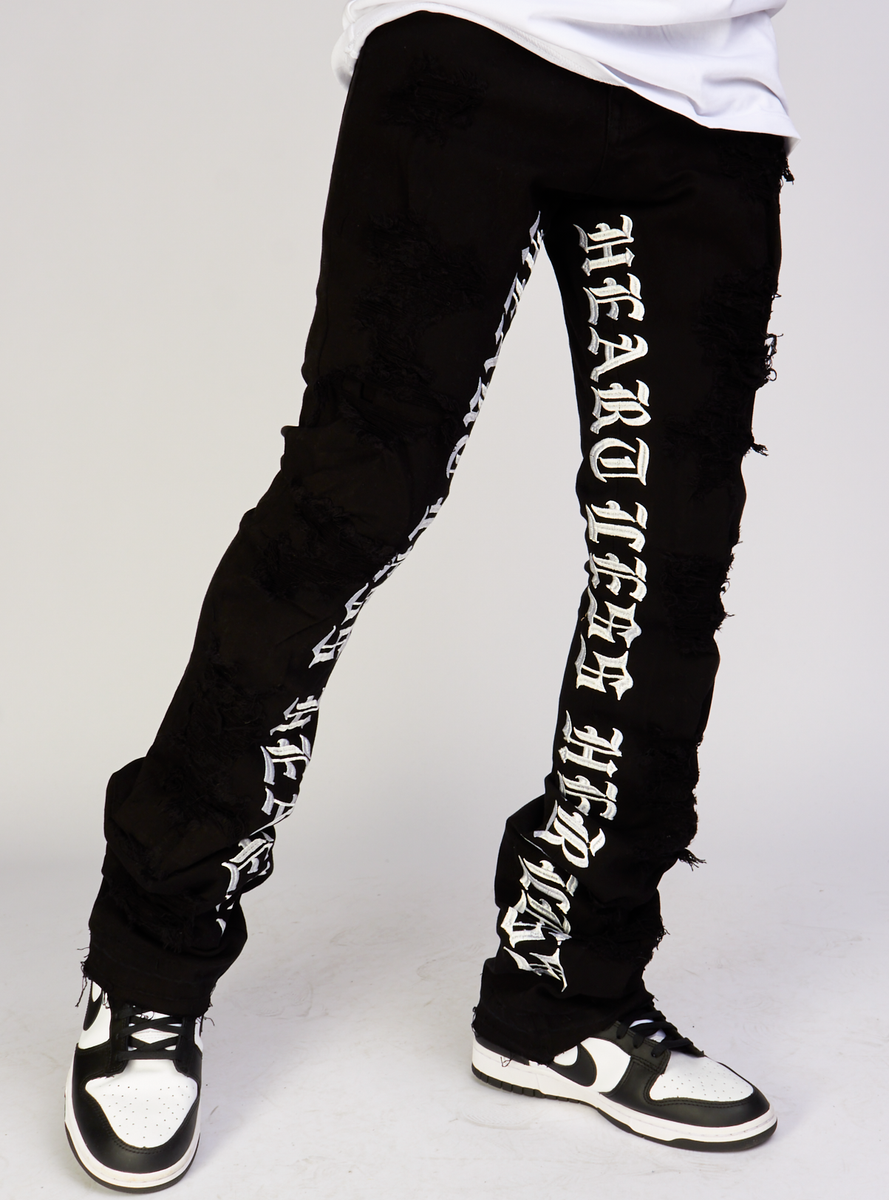 Focus Jeans - Heartless Stacked - Black - 3559C – Vengeance78