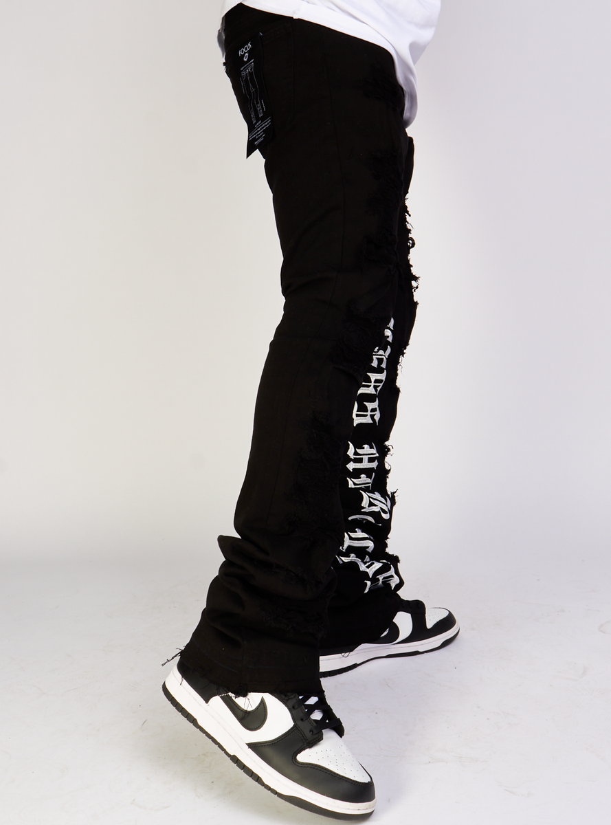 Focus Jeans - Heartless Stacked - Black - 3559C – Vengeance78
