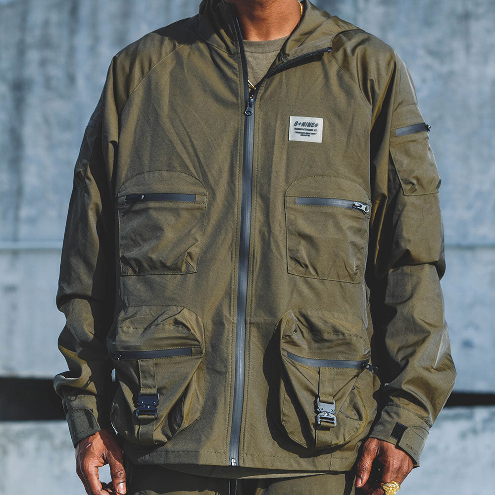 8&9 Jacket - Combat Nylon - Iridescent Golden Army – Vengeance78