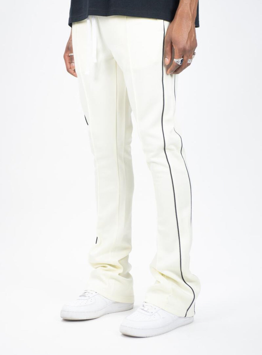 Rebel Minds Track Pants - Stacked Fit - Cream - 100-470 – Vengeance78