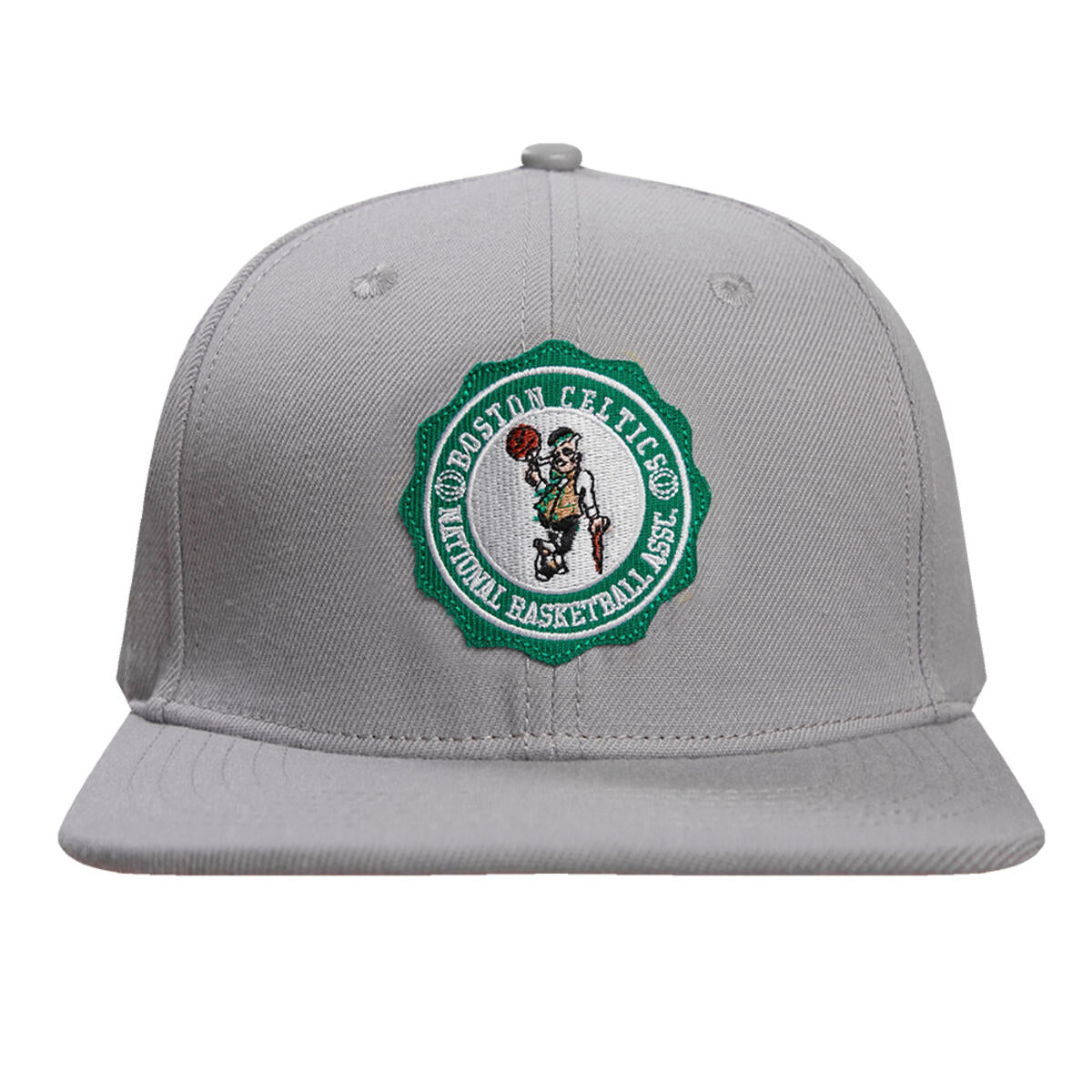 Pro Standard Hat - Crest Emblem Snapback - Boston Celtics - Heather Gr ...