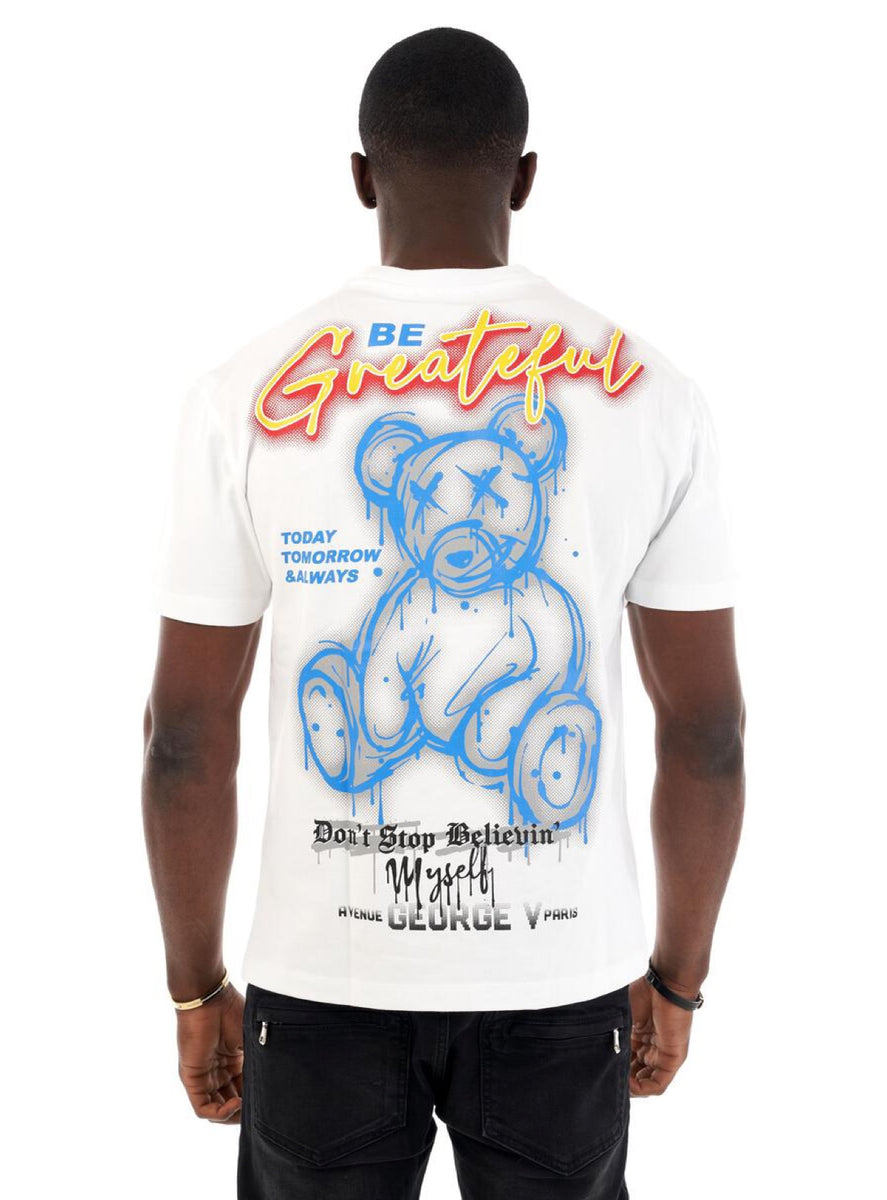 George V T-Shirt - Don't Stop Believin' - White - GV2558 – Vengeance78