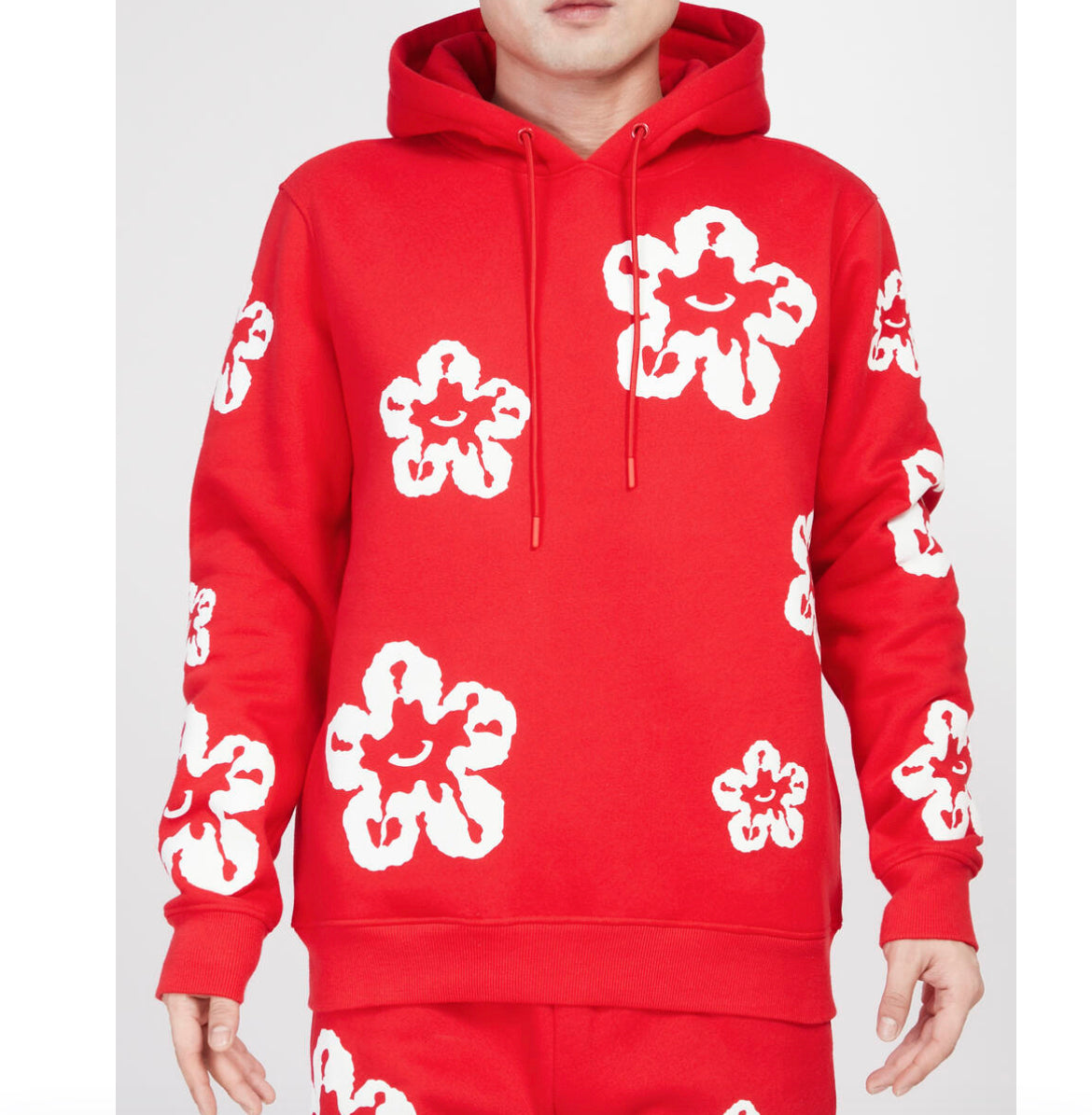 Roku Studio Sweatsuit - Tear Drip Floral - Red - RK5481065 – Vengeance78