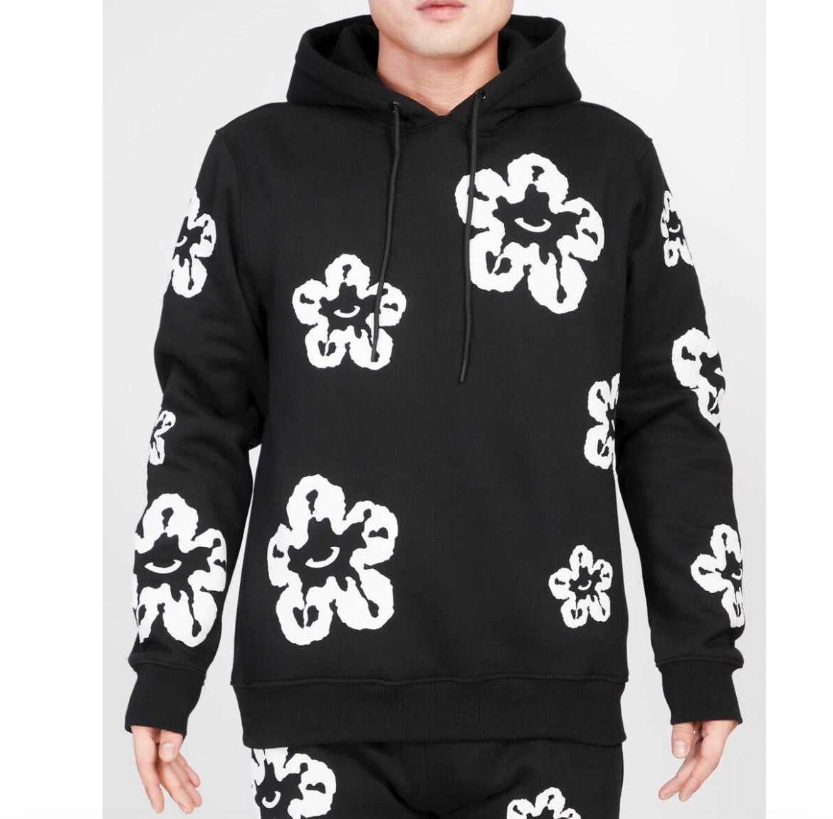 Roku Studio Sweatsuit - Tear Drip Floral - Black - RK5481065 – Vengeance78