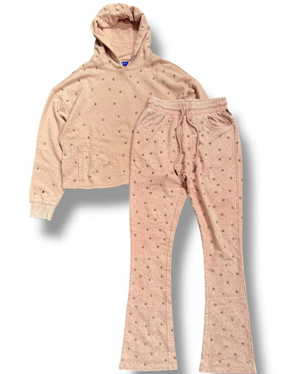 Rebel Denim Sweatsuit - Diamond Fleece - Pink - 652-354 – Vengeance78