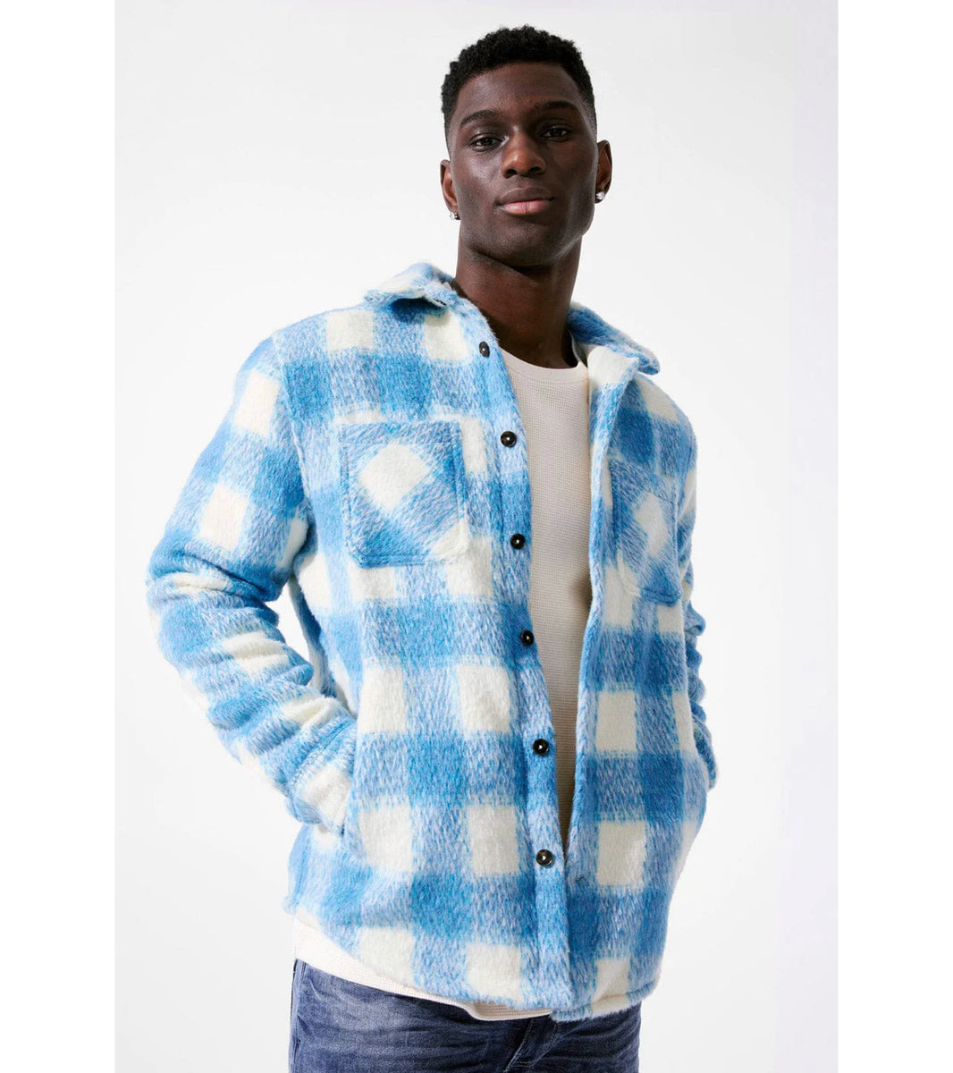 Jordan Craig Jacket - See You In Paradise Flannel - Blue - 2552 ...