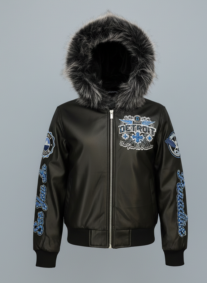 Jordan Craig Jacket - Detroit Bomber - Black - 91746 – Vengeance78