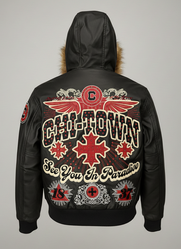 Jordan Craig Jacket - Chicago Bomber - Black - 91748 – Vengeance78