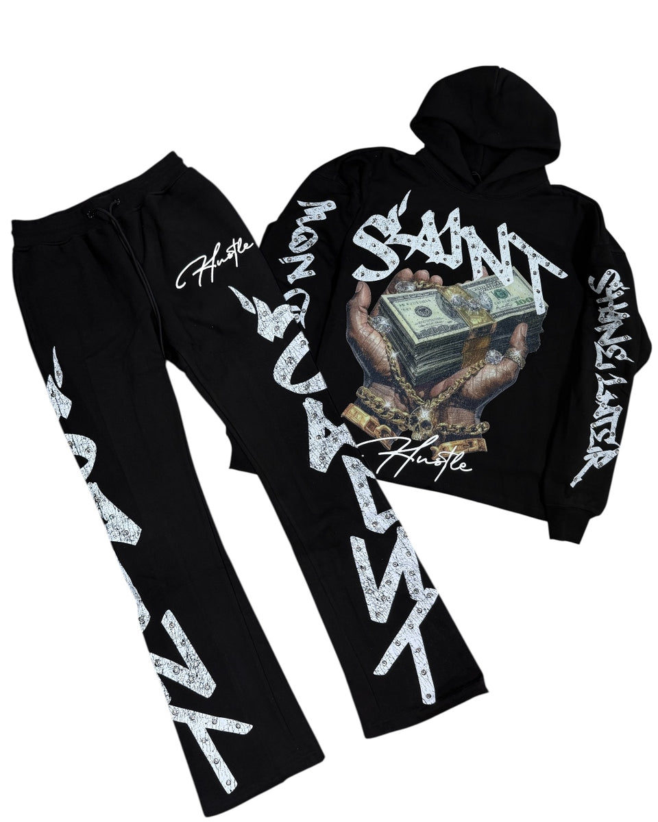 Roku Studio Sweatsuit - Saint Hustle - Black - RK5481845 – Vengeance78