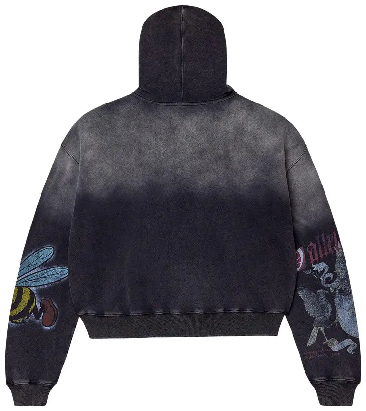 Vale Hoodie - Blasted Zip - Black – Vengeance78