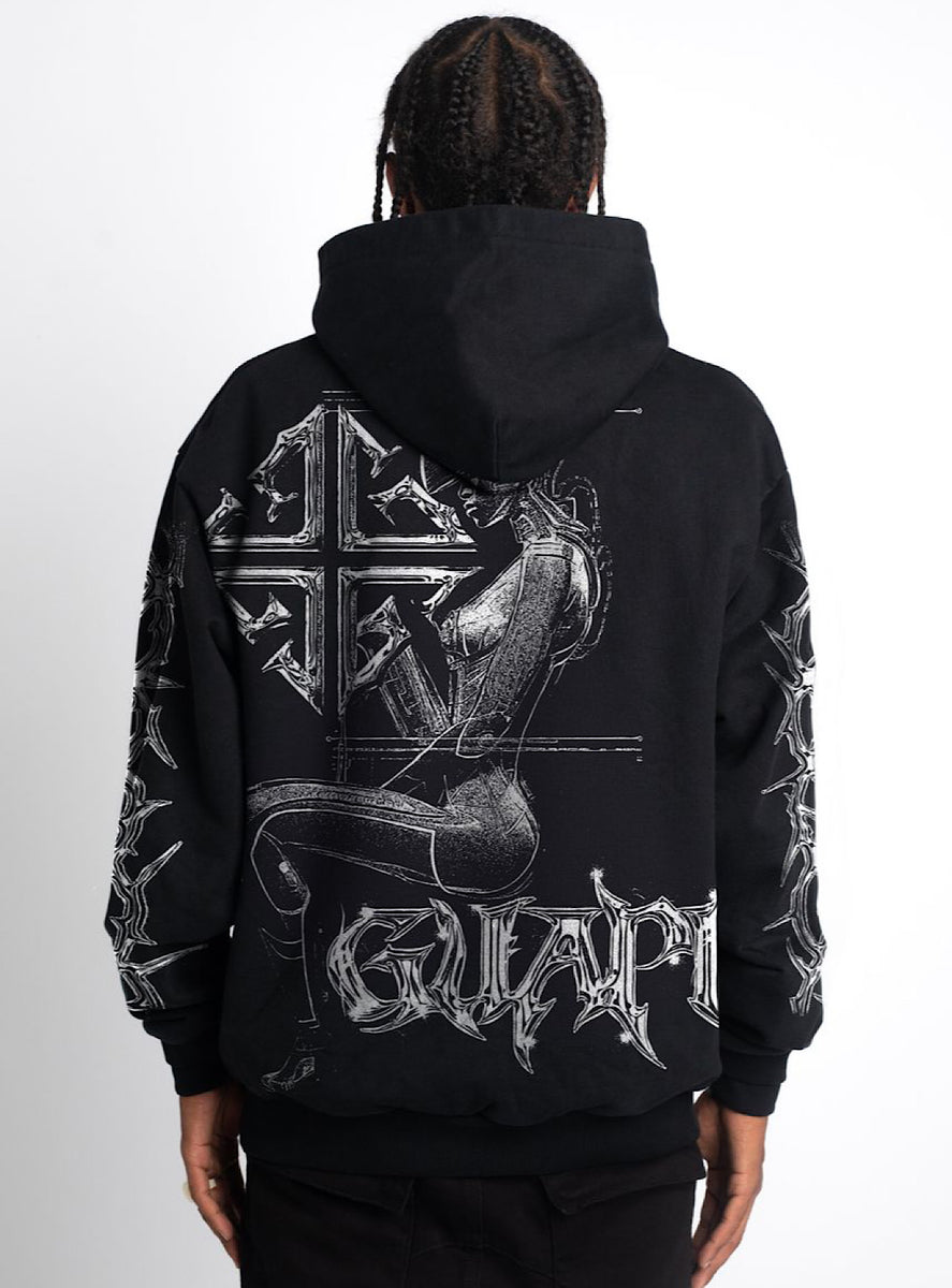 Guapi Hoodie - Obsidian Cyborg - Black And Grey – Vengeance78